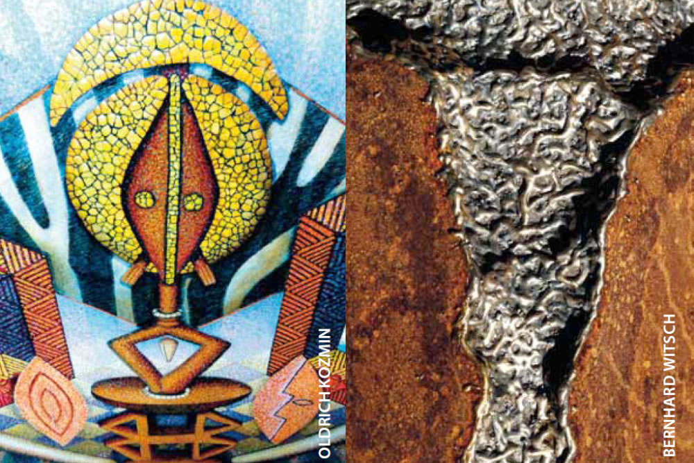 Oldrich Kozmin & Bernhard Witsch - "Malerei trifft Metall" - Mieming.online