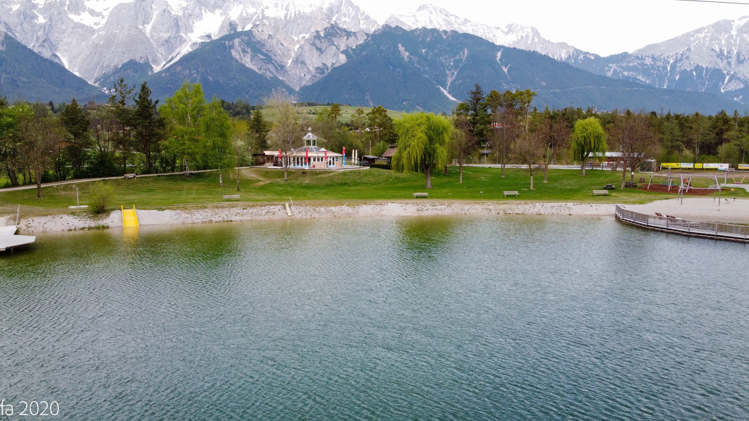 Lokalaugenschein am Badesee Mieming - Mieming.online